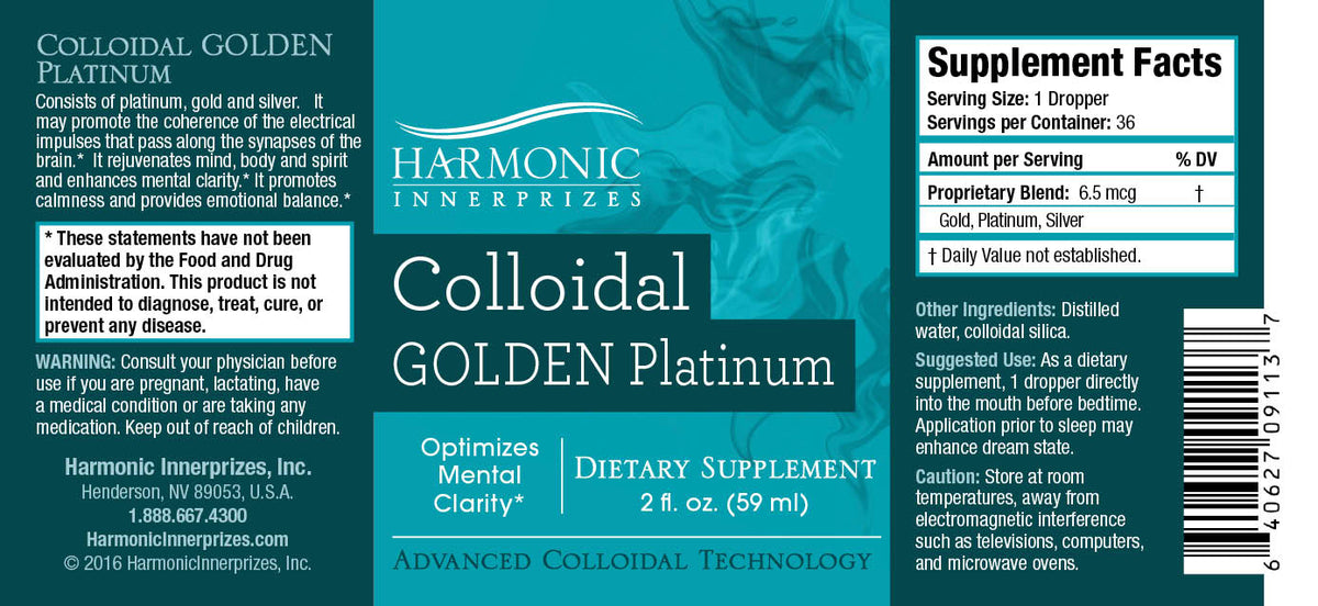 Colloidal Platinum - Colloidal Platinum Benefits | Harmonic Innerprizes